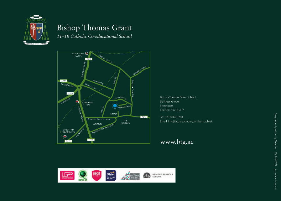 Bishop Thomas Grant School - Prospectuses